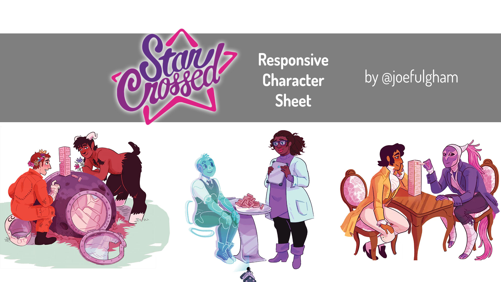 Star-Crossed RPG Character Sheet - v 1.3 | Adventure For Hire